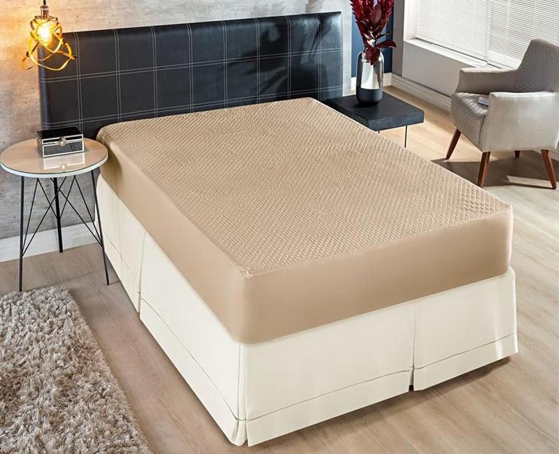 Capa Protetora De Colchão Casal Box King Colorido Elasticado - Casa ...