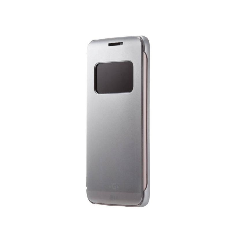 Capa Protetora Original Lg G5 Voia Quick Cover Clean Up View Cinza