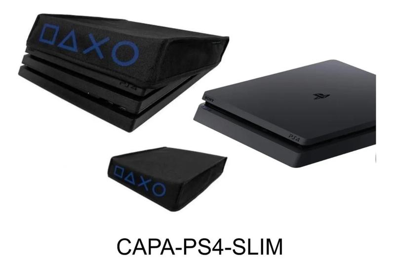 Capa Protetora Ps4, Proteja O Game, Play Station Modelo Slim Estampado ...