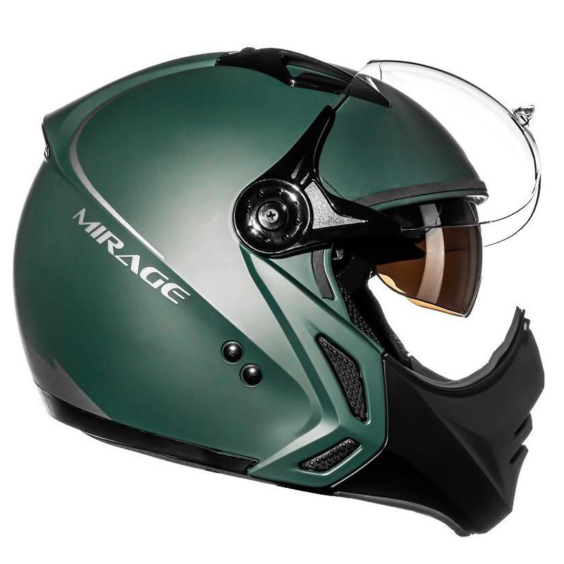 Capacete Aberto Masculino Peels Mirage Verde Fosco Queixeira - Capacete ...