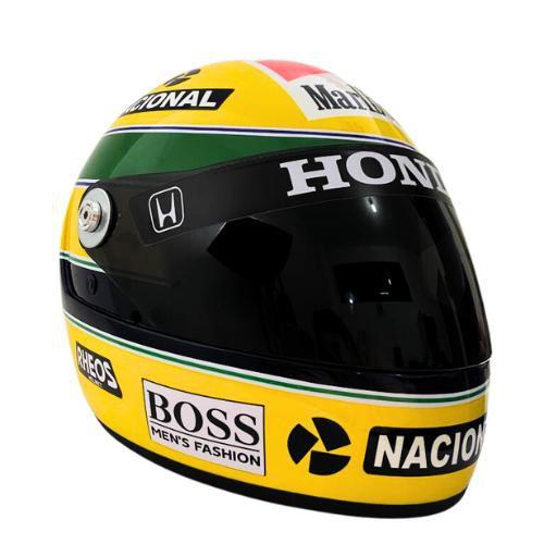 Capacete Ayrton Senna - Ney Senna - Capacete de Moto - Magazine Luiza