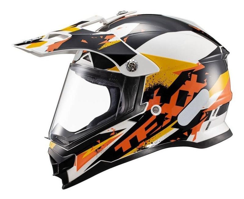 Capacete Cross Motocross Trilha Texx Off-road Carcara Grow - Capacetes ...