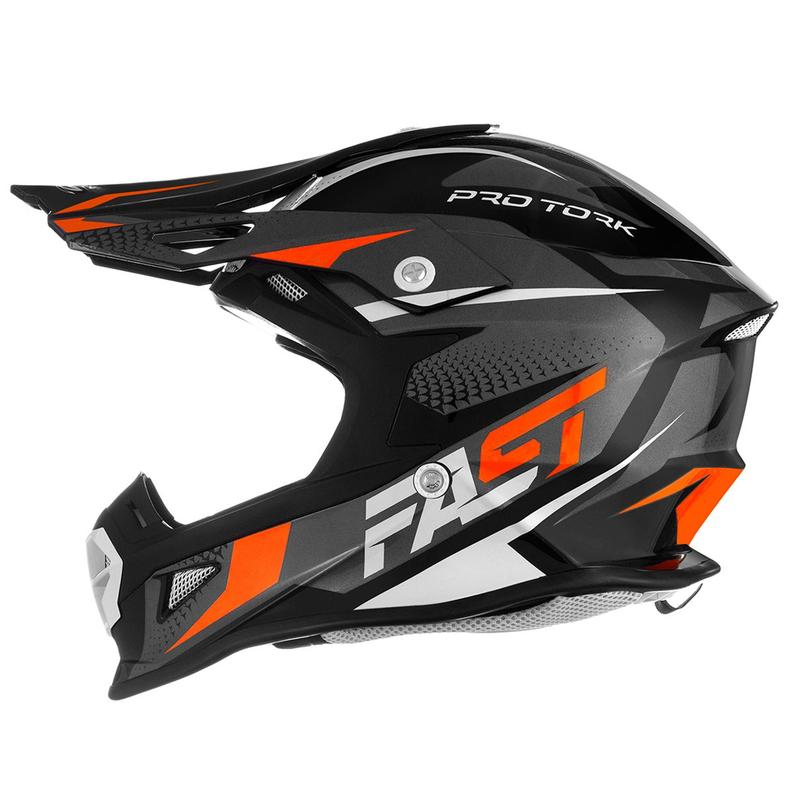 Capacete Fechado Integral Esportivo Piloto Motocross Trilha Enduro Pro ...