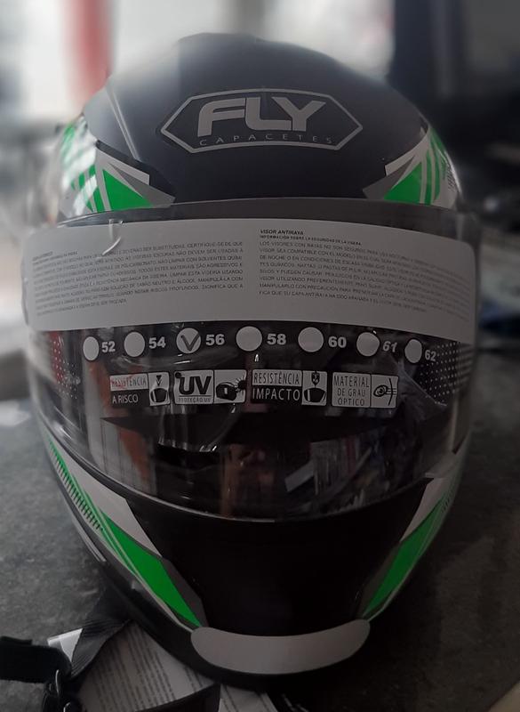 Capacete Fly F-9 Trace preto fosco/verde - Capacetes de Moto - Magazine ...
