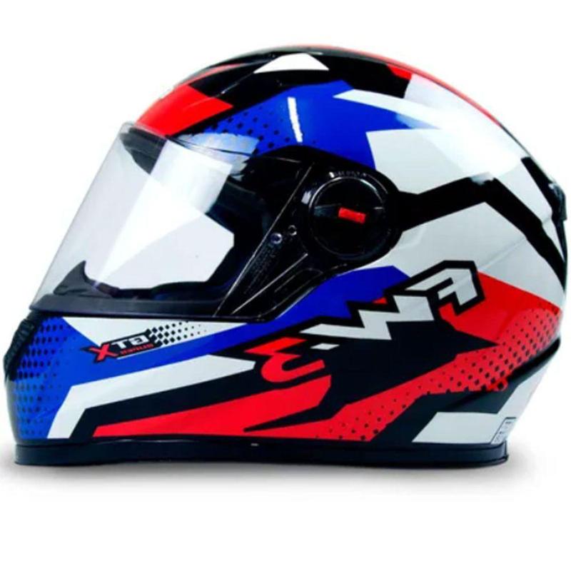 Capacete FW3 GTN Super Vermelho Azul Branco - Capacetes de Moto ...