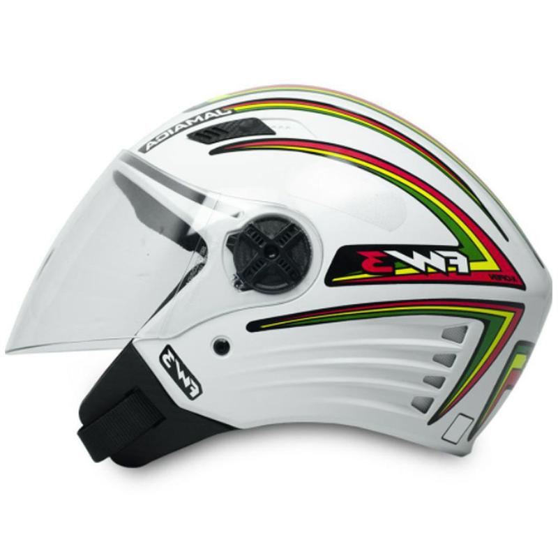 Capacete FW3 X Open Branco Jamaica - Capacetes de Moto - Magazine Luiza