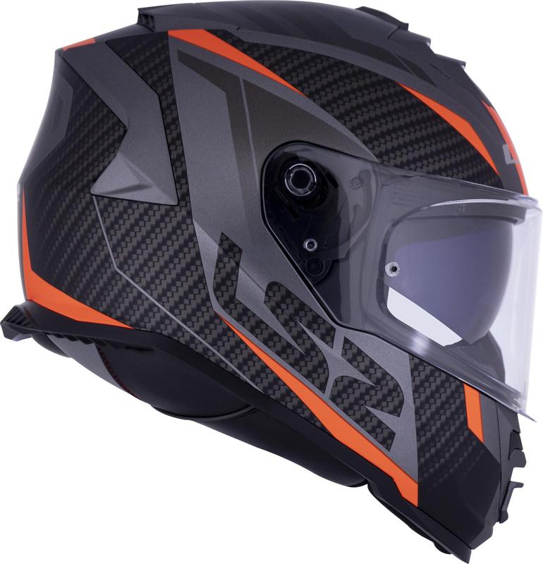 Capacete Ls2 Ff800 Storm Racer Titanium/laranja Fluo - Capacete de Moto ...