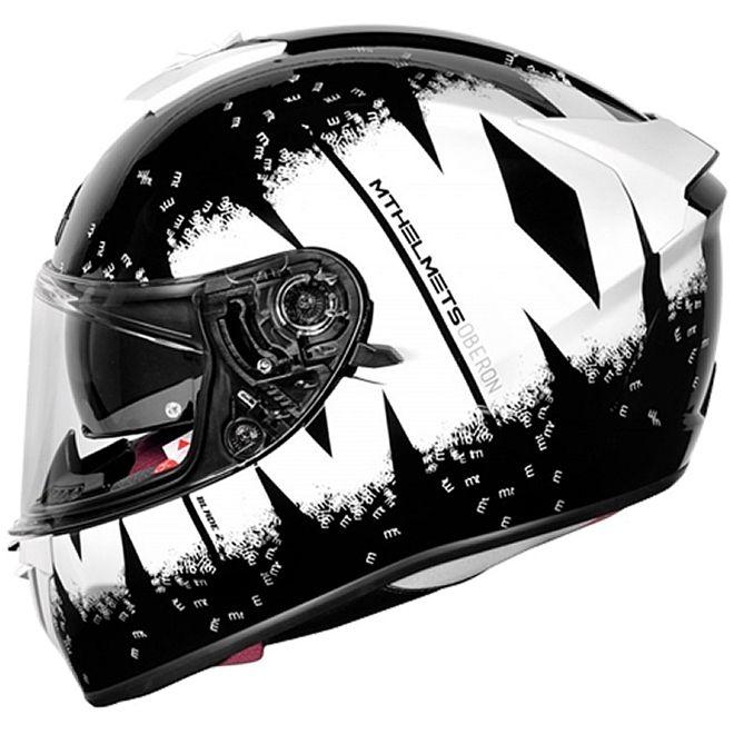 Capacete MT SV Blade 2 Oberon Branco/Preto - MT Helmets - Capacetes de ...