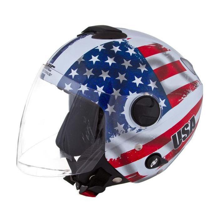 Capacete New Atomic 56 USA Pro Tork - Capacetes de Moto - Magazine Luiza