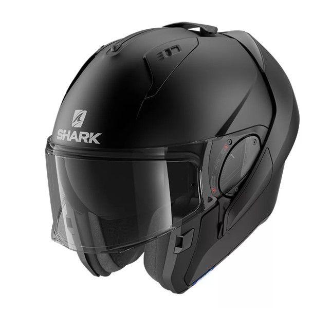 Capacete Shark Evo Es Blank Monocolor Preto Fosco Original - Capacete ...