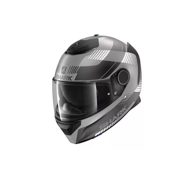 Capacete Shark Spartan 1.2 Strad Mat cinza AKS S - Capacete de Moto ...