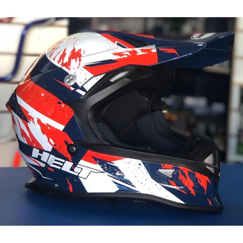 Capacete Trilha Motocross Helt Mx Traction Tamanho 60 - Melc ...