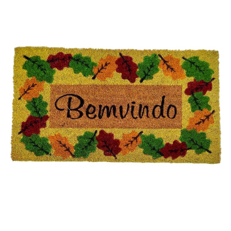 Capacho Fibra de Coco Tapete Retangular Entrada 33x60cm - Home Design ...