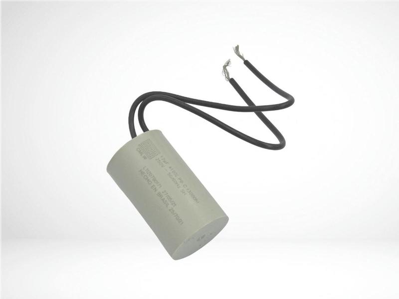 Capacitor 12uf 250vac c/ fios polipropileno - 0800020 - WEG - Capacitor ...