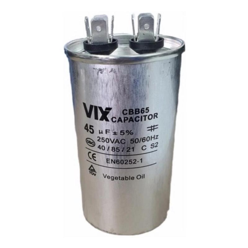 Capacitor 45uf 250v Lava Louças Ar Condicionado Secadora - Vix ...
