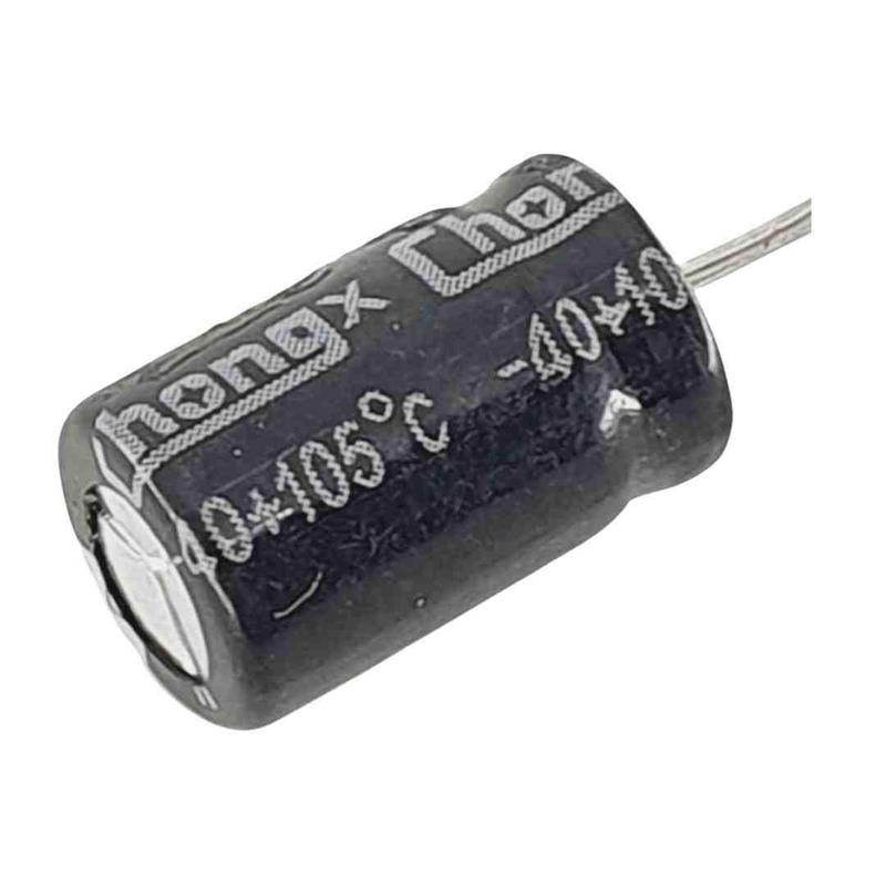 Capacitor Eletrolítico 4,7 Uf X 400 V 105 Chongx 100 Peças - Capacitor ...
