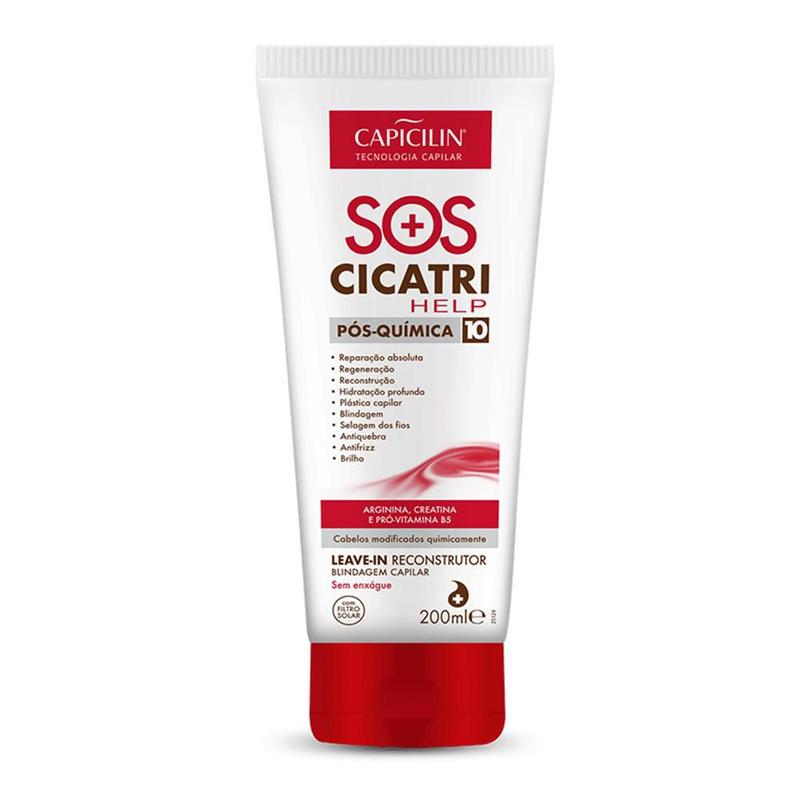 Capicilin Sos Cicatri Help Leave In 200ml - Leave in Capilar - Magazine ...