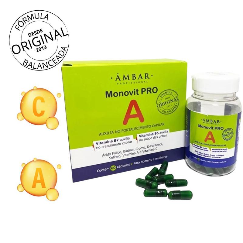 Capsula monovit pro a c/60 capsulas - Âmbar - Multivitamínico ...