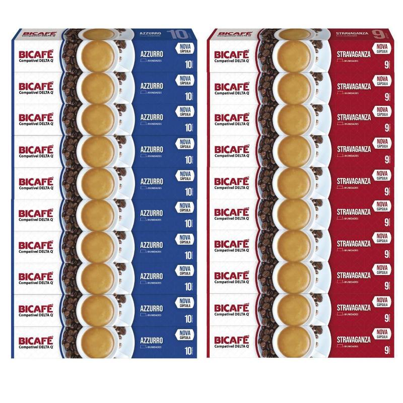 Cápsulas Compatíveis Delta Q Kit Café Bicafé - 200 Cápsulas - Cápsula ...
