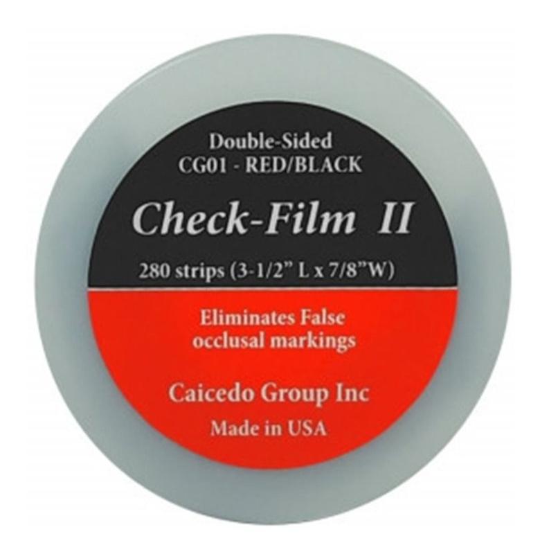 Carbono Check-film Antigo Accufilm - Vermelho/preto - Parkell ...