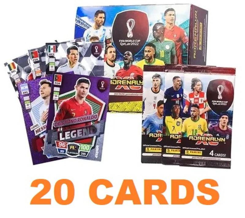 Cards da copa do mundo qatar 2022 adrenalyn kit com 20, 40, 60, 80 ...