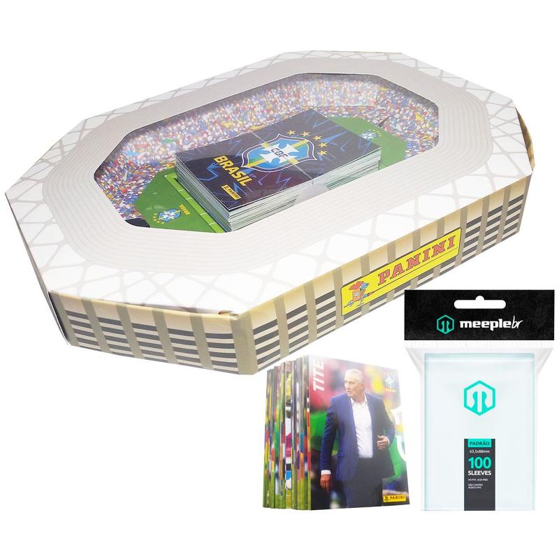 Cards Seleção Brasileira Copa 2022 Kit 90 Cards 100 Sleeves - Panini ...