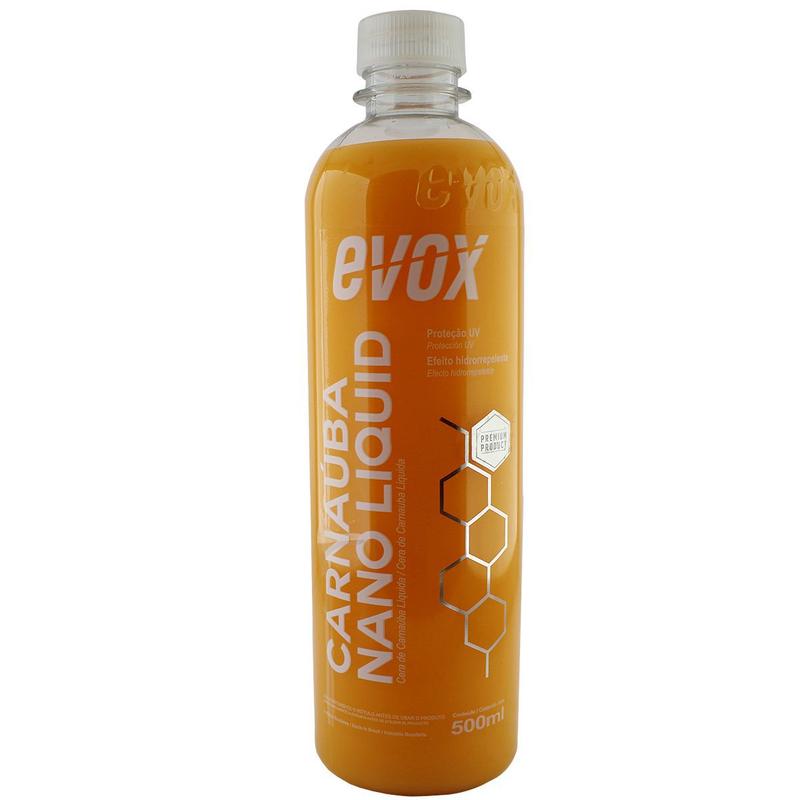 Carnauba nano liquid 500ml - evox - Cera Automotiva - Magazine Luiza