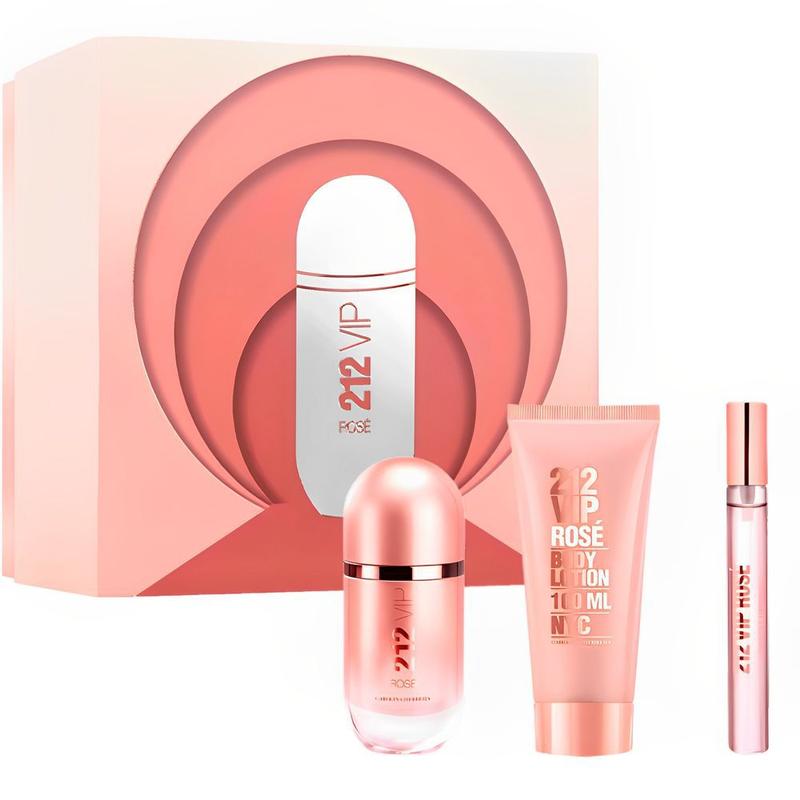 Carolina Herrera Kit 212 Vip Rose Eau de Parfum 80ml + 212 Vip Rose ...