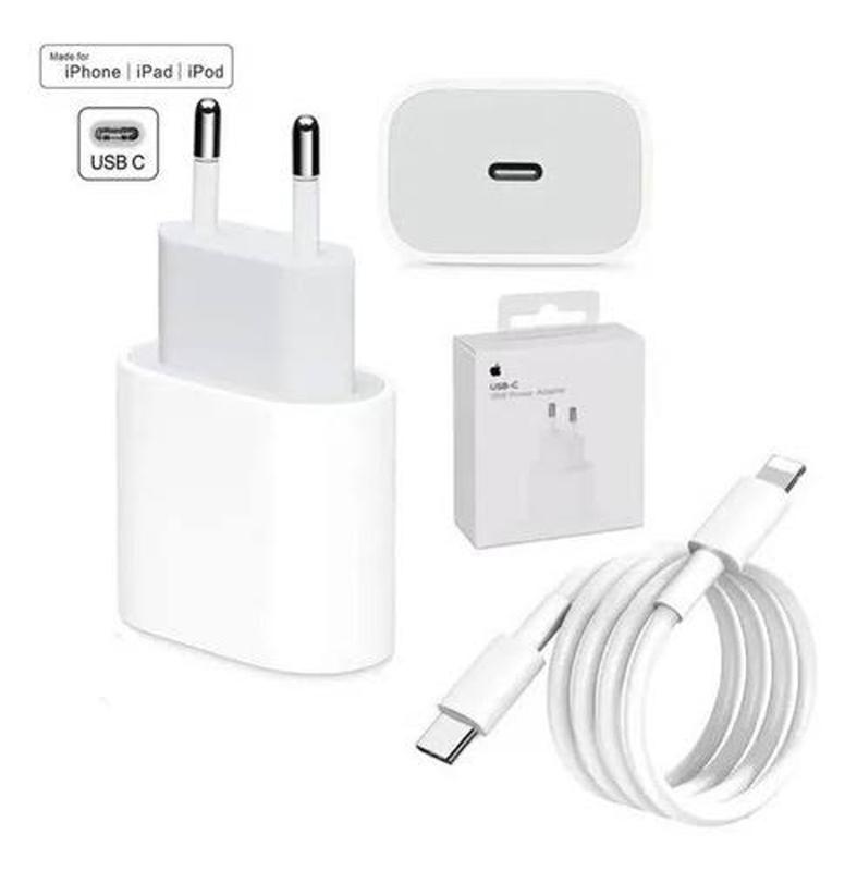Carregador Completo + Cabo Turbo 20W Compatível Para IPhone 11, IPhone ...