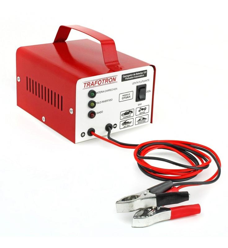 Carregador de Bateria 12v Até 300amperes Cf5 Inteligente - trafotron ...