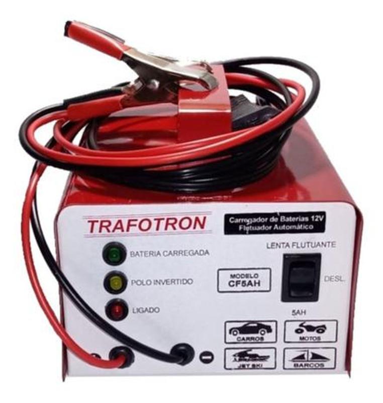 Carregador De Bateria Carro 12V Até 300Amperes Cf5 Inteligente ...
