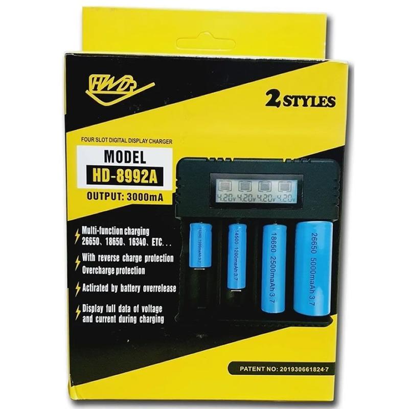 Carregador de Bateria Inteligente Digital - HD-8992A - HWD - Carregador ...