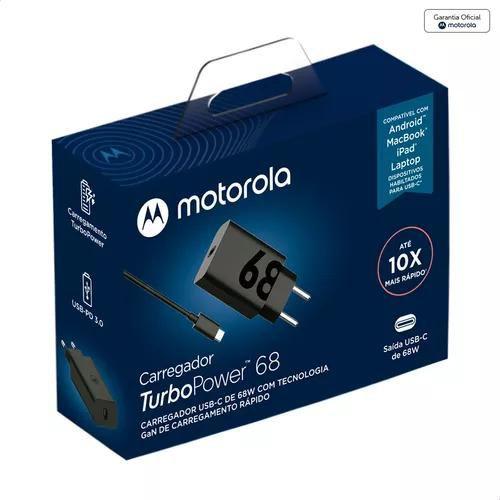 Carregador De Parede Motorola Turbo Power 68w Tipo C- Tipo C - Lehmox - Carregador de Parede ...