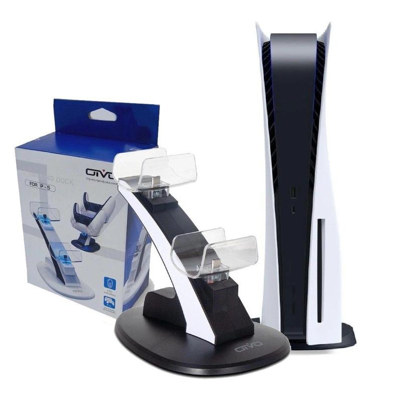 Carregador Duplo Com Led Para Controles Ps5 Base Vertical - DACAR ...