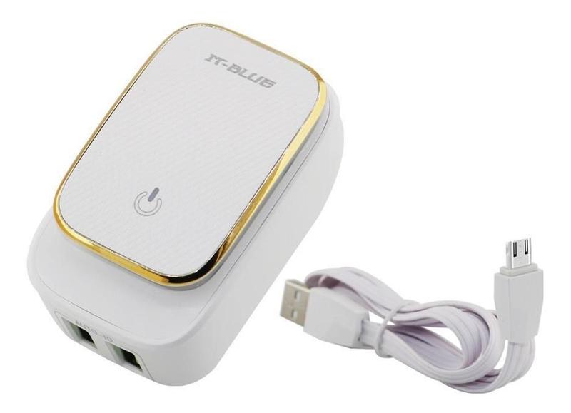 Carregador Itblue Led 2.4A Com 2 Portas De Entrada Para Usb - Carregador de Celular - Magazine Luiza