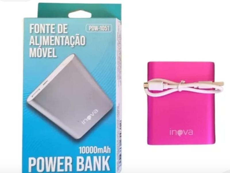 Carregador Portatil 10000mah Power Bank Inova Universal+usb ...