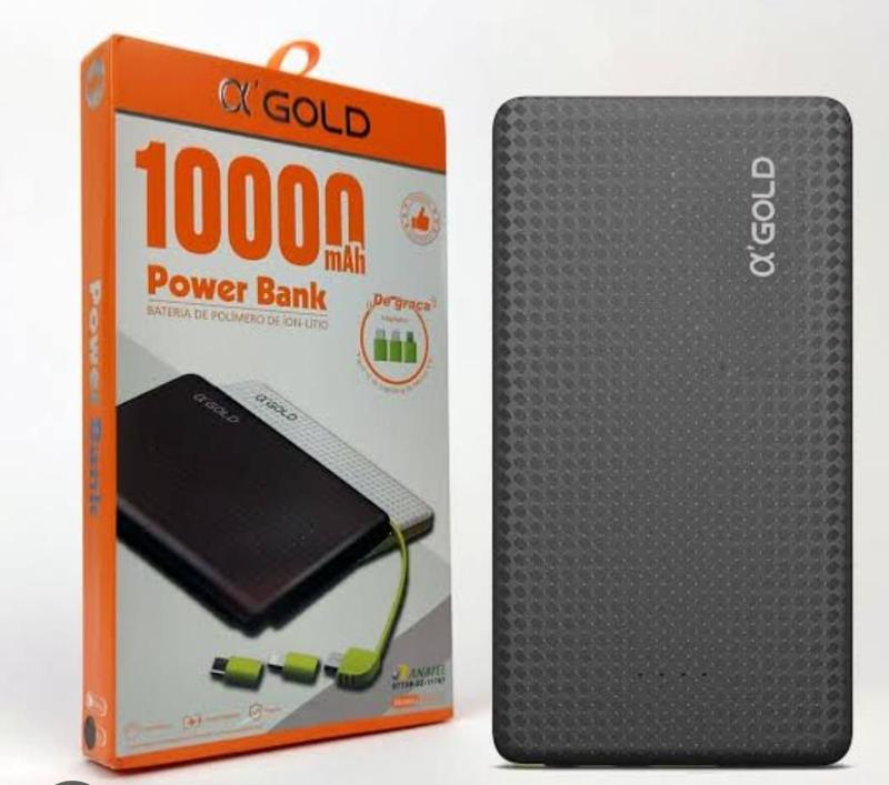 Carregador Portatil Powerbank Para Celular Smatphone - GOLD ...