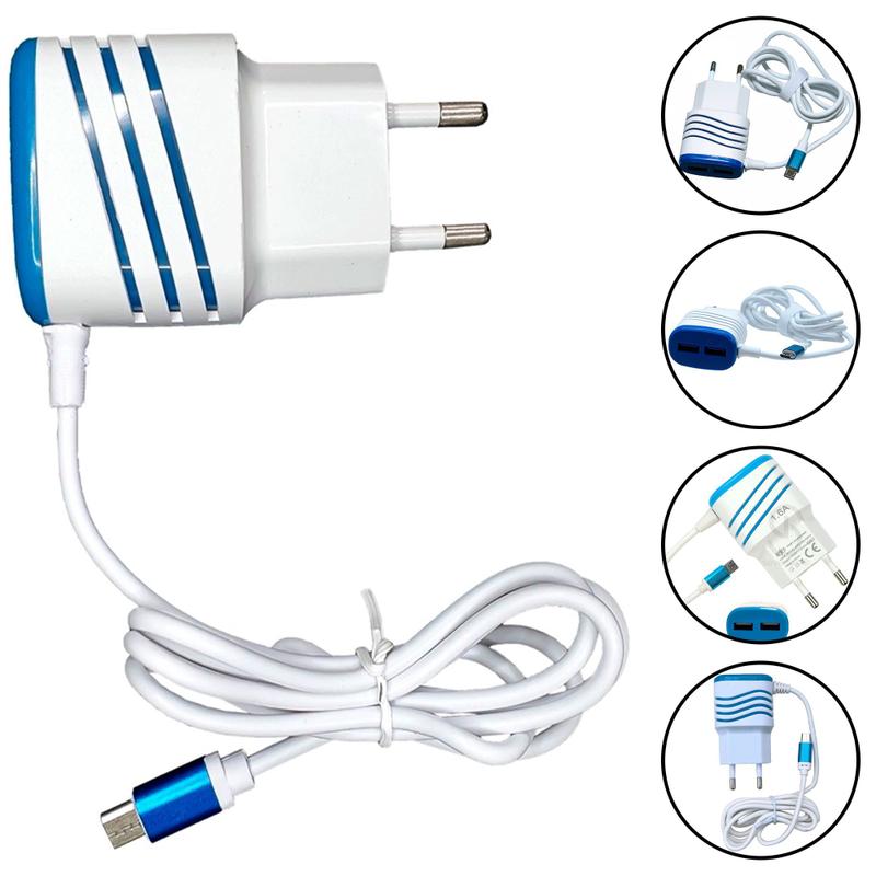 Carregador Smart USB Turbo 3 Em 1 Carregamento Rápido Power ...