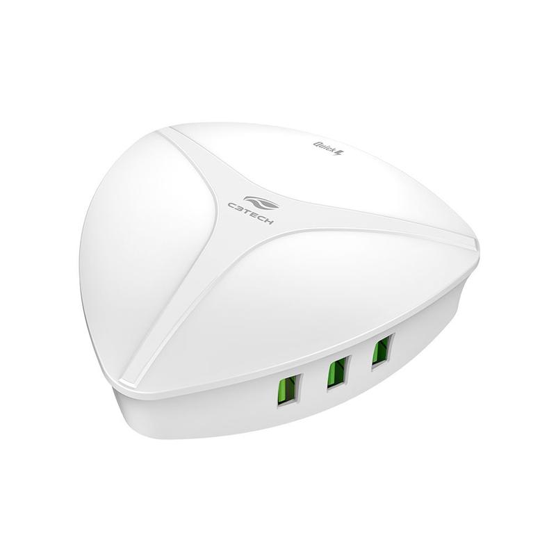 Carregador Universal Ac/Usb C3Tech Uc-Q630Wh Quick Charge 3.0 - C3 TECH ...