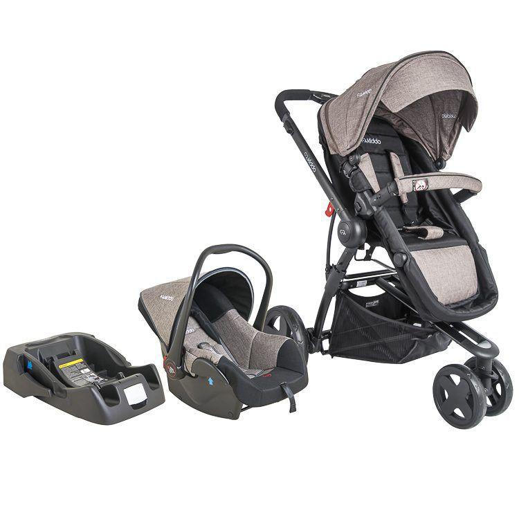 Carrinho compass III+ bb conforto + base KIDDO capuccino - Passeio do ...