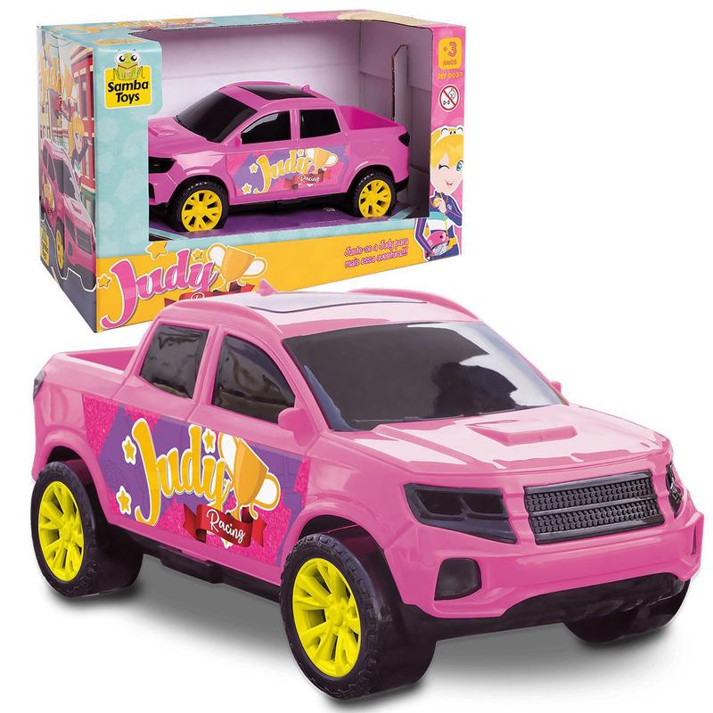 Carrinho de brinquedo rosa lilás pick up menina princesa - SAMBA TOYS ...