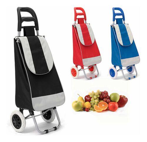 Carrinho De Compras Feira Dobrável C/ Rodas Suporta 30 Kg - Art House ...