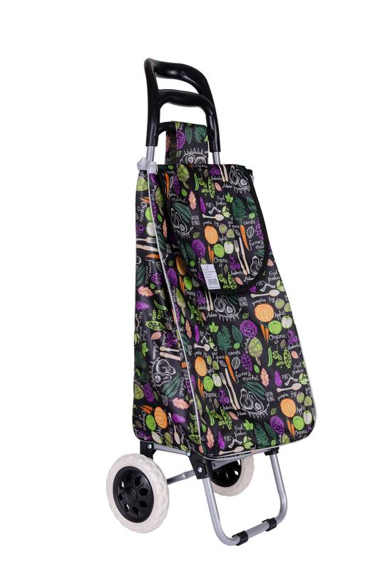 Carrinho De Compras Feira Dobrável Com Rodas Suporta 30 Kg - Fox Indy ...