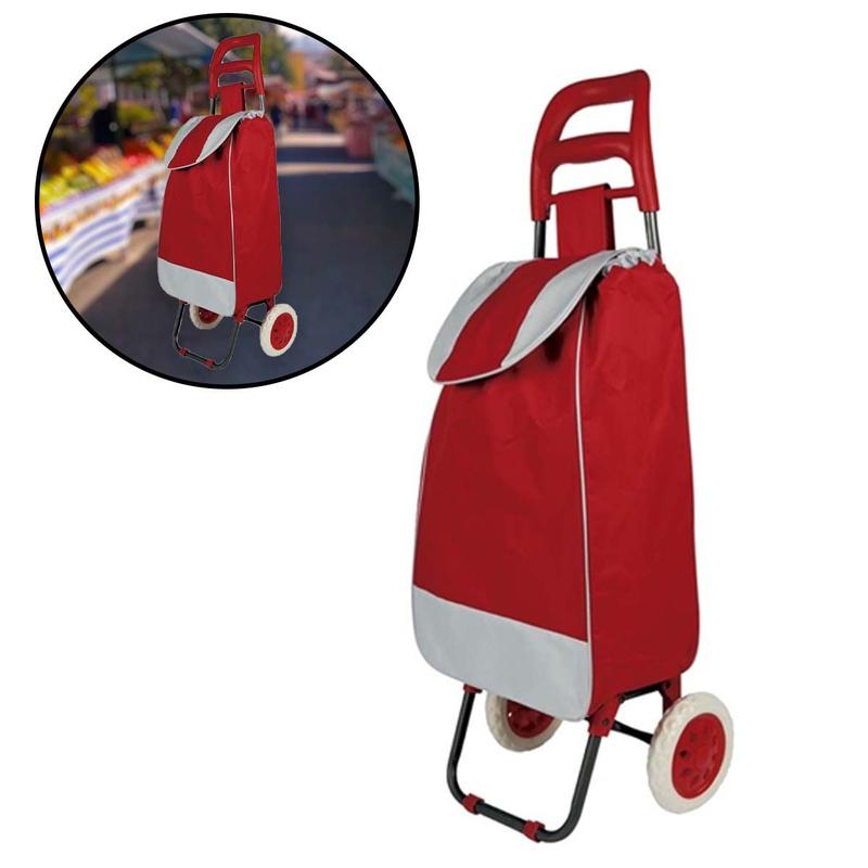 Carrinho De Feira Compras Supermercado Multiuso Até 30 Kg - Onix ...