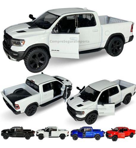 Carrinho De Ferro Miniatura Dodge Ram 1500 Metal Abre Porta - Europio ...
