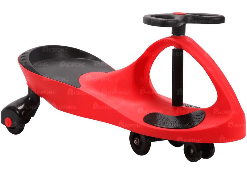 Carrinho De Rolimã Vermelho Com Volante e Apoio Antiderrapante Para os ...