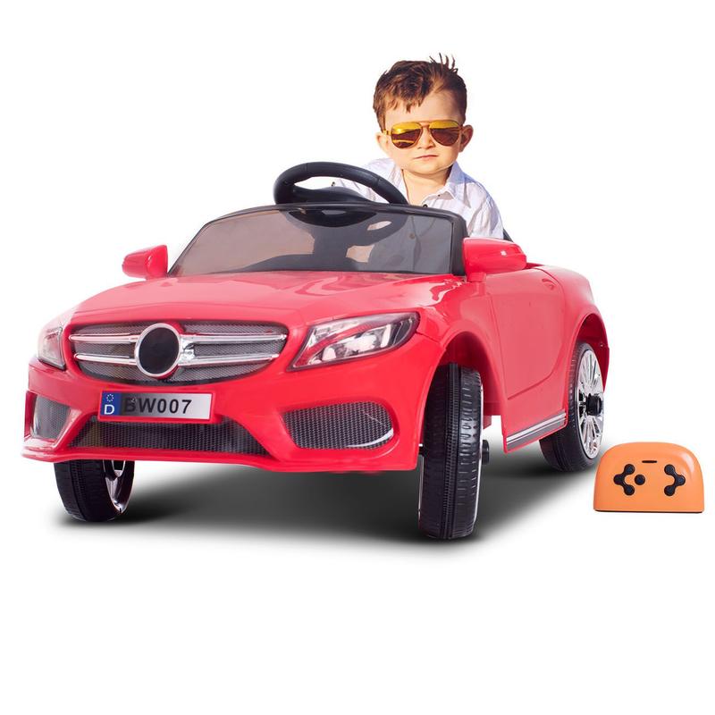 Carrinho Elétrico Infantil Vermelho Com Controle Remoto 6V Certificado ...