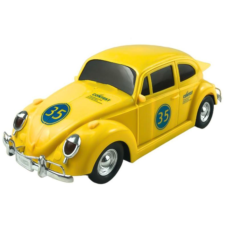 Carrinho Fusca Bate E Volta 360 C/ Luzes E Som Amarelo 1038 - Shiny ...