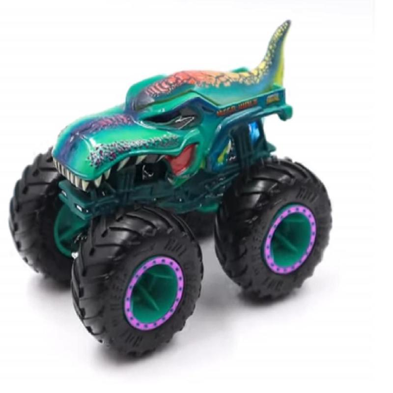 Carrinho hot wheels monster trucks 1:64 dino mega wrex - MATTEL ...