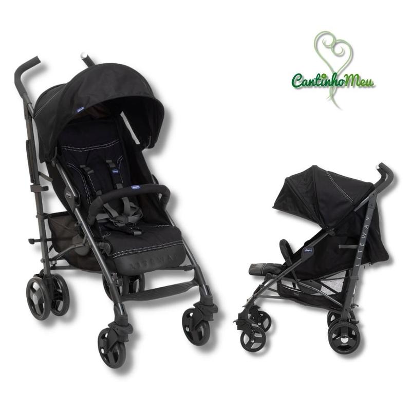 Carrinho lite way 4 basic jet black - chicco - Mini Veículos - Magazine ...
